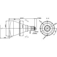 China Super Thin Telecentric Lens 0.090X GA Large Field for Machine Vision Inspection for sale