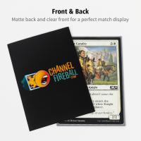 China Custom Trading Card Sleeves with 0.1MM Thick BOPP+VMPET+CPP Material and 66X91MM Size for Industrial Use for sale