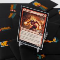 China Custom Trading Card Sleeves with 0.1MM Thick BOPP+VMPET+CPP Material and 66X91MM Size for Industrial Use for sale