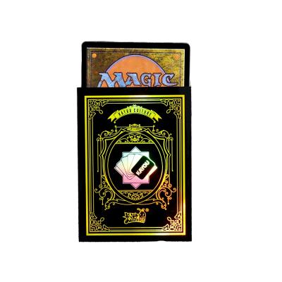China Custom Holographic Art Printed 66X91MM Size Heat Seal Art Card Sleeves for TCG for sale
