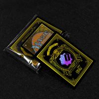 China Custom Holographic Art Printed 66X91MM Size Heat Seal Art Card Sleeves for TCG for sale