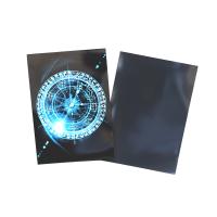 China Custom Heat Seal Art Card Sleeves with Square Bottom Bag and Gravure Printing for Trading Cards for sale