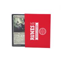 China Double Matte Laminated Trading Card Sleeves with Gravure Printing and Heat-Sealed Handle for Card Protection for sale