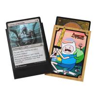 China Laminated BOPP Material Trading Card Sleeves with CMYK Gravure Printing for 67X92MM Size Art Card Protection for sale