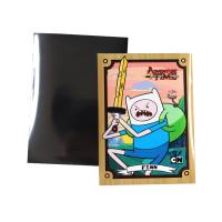China Laminated BOPP Material Trading Card Sleeves with CMYK Gravure Printing for 67X92MM Size Art Card Protection for sale