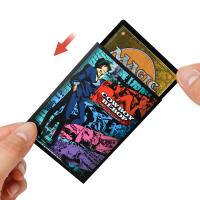 China Custom Trading Card Sleeves with Laminated BOPP Material 66x91mm Size and Acid PVC-Free for Industrial Use for sale