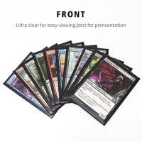 China Custom Trading Card Sleeves with Laminated BOPP Material 66x91mm Size and Acid PVC-Free for Industrial Use for sale