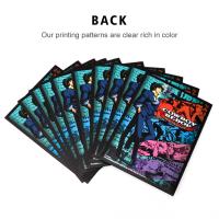 China Custom Trading Card Sleeves with Laminated BOPP Material 66x91mm Size and Acid PVC-Free for Industrial Use for sale