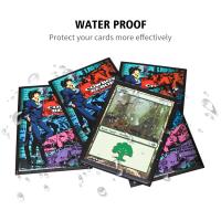 China Custom Trading Card Sleeves with Laminated BOPP Material 66x91mm Size and Acid PVC-Free for Industrial Use for sale