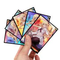 China Custom Holographic Art Card Sleeves 63X90MM for Yugioh TCG Cards - Acid and PVC-Free Protection for sale