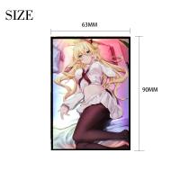 China Custom Holographic Art Card Sleeves 63X90MM for Yugioh TCG Cards - Acid and PVC-Free Protection for sale