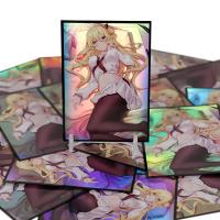 China Custom Holographic Art Card Sleeves 63X90MM for Yugioh TCG Cards - Acid and PVC-Free Protection for sale