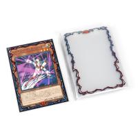 China Custom 65X92MM Size Recyclable PP Material Heat-Sealed Triple Card Sleeves for TCG and Gift Packaging for sale