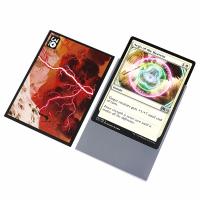 China Customized Laminated 66X91MM Art Card Sleeves with CMYK Gravure Printing for Trading Cards for sale