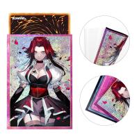 China Custom Holographic Art Card Sleeves with 63x90mm Size and Acid and PVC-Free Protection for Yugioh Cards for sale