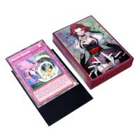 China Custom Holographic Art Card Sleeves with 63x90mm Size and Acid and PVC-Free Protection for Yugioh Cards for sale