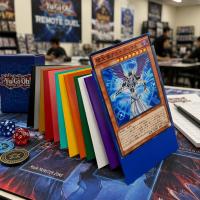 China 62x89mm Matte Finished CE Certified Trading Card Sleeves for Yugioh Size Protection for sale