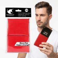 China 66x91mm Size Matte Card Sleeves with Acid and PVC-Free Matte-Textured Polypropylene for TCG Card Protectors for sale