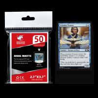 China Premium Matte Finished Triple Card Sleeves 69x94mm Size Acid and PVC-Free for Trading Card Protection for sale