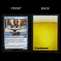 China Premium Matte Finished Triple Card Sleeves 69x94mm Size Acid and PVC-Free for Trading Card Protection for sale