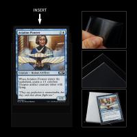 China Premium Matte Finished Triple Card Sleeves 69x94mm Size Acid and PVC-Free for Trading Card Protection for sale