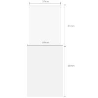 China 64x89mm Crystal Clear Card Sleeves with Heat Seal for TCG Game Protection for sale