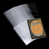 China 64x89mm Crystal Clear Card Sleeves with Heat Seal for TCG Game Protection for sale