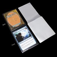 China 64x89mm Crystal Clear Card Sleeves with Heat Seal for TCG Game Protection for sale