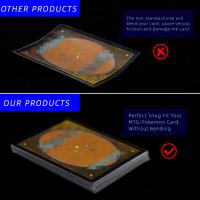 China Acid and PVC-Free 64x89mm Crystal Clear Perfect Fit Sleeves for TCG Game Card Protection for sale