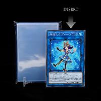 China 60x87mm Acid and PVC-Free Crystal Clear Perfect Fit Sleeves for TCG Game Accessories for sale