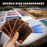 China 60x87mm Acid and PVC-Free Crystal Clear Perfect Fit Sleeves for TCG Game Accessories for sale