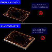 China 60x87mm Acid and PVC-Free Crystal Clear Perfect Fit Sleeves for TCG Game Accessories for sale
