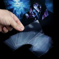 China UV Cut Card Sleeves with 0.05MM Thickness and 64x89mm Size for 90% UV Block Protection for sale