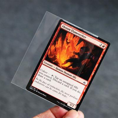China 64x89mm Clear Acid and PVC-Free Perfect Fit Sleeves for Card Protection and Double Sleeving for sale