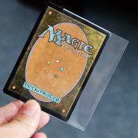 China 64x89mm Clear Acid and PVC-Free Perfect Fit Sleeves for Card Protection and Double Sleeving for sale