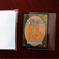 China 64x89mm Clear Acid and PVC-Free Perfect Fit Sleeves for Card Protection and Double Sleeving for sale