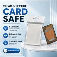 China 64x89mm Acid and PVC-Free Crystal Clear Perfect Fit Sleeves for TCG and Standard Cards for sale
