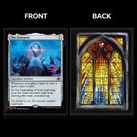 China 50pcs Ultra Hard TCG Card Sleeves 150 Micron Protector 70X95MM Triple Card Sleeves for sale