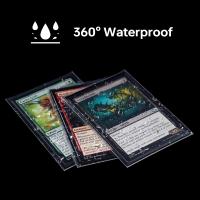 China 50pcs Ultra Hard TCG Card Sleeves 150 Micron Protector 70X95MM Triple Card Sleeves for sale