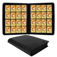 China 16 Pocket TCG Portfolio with 1000+ Capacity and Embossed Logo - Side Load Album for Trading Cards for sale
