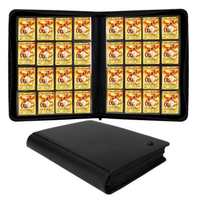 China 16 Pocket TCG Portfolio with 1000+ Capacity and Embossed Logo - Side Load Album for Trading Cards for sale