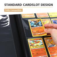 China 16 Pocket TCG Portfolio with 1000+ Capacity and Embossed Logo - Side Load Album for Trading Cards for sale