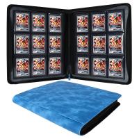 China Waterproof PU Leather Toploader Binder with 216 Cards Capacity and Matte Varnishing for sale