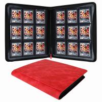 China Waterproof PU Leather Toploader Binder with 216 Cards Capacity and Matte Varnishing for sale
