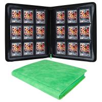 China Waterproof PU Leather Toploader Binder with 216 Cards Capacity and Matte Varnishing for sale