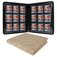 China Waterproof PU Leather Toploader Binder with 216 Cards Capacity and Matte Varnishing for sale