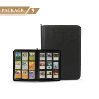 China High Quality PU Leather Trading Card Binder with 9 Pockets and 360 Cards Capacity for sale