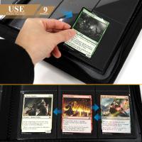 China High Quality PU Leather Trading Card Binder with 9 Pockets and 360 Cards Capacity for sale