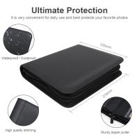 China Premium PU Leather Cover Toploader Binder with 4 Pockets Type and 235x276mm Size for Kpop Photo Album Holder for sale