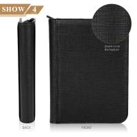 China Premium PU Leather 4 Pockets Trading Card Binder 245x187mm for Card Collection for sale